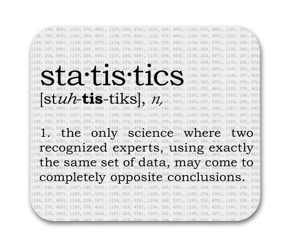 Statistics Definition - mouse pad for geeks, nerds and scientists ...